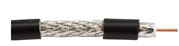 Cáp đồng trục - Coaxial Cable LS RG6 (CCS/A60%) BK - SMNET