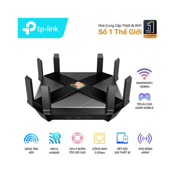 Router Wi-Fi 6 TP-LINK Archer AX6000 - SMNET