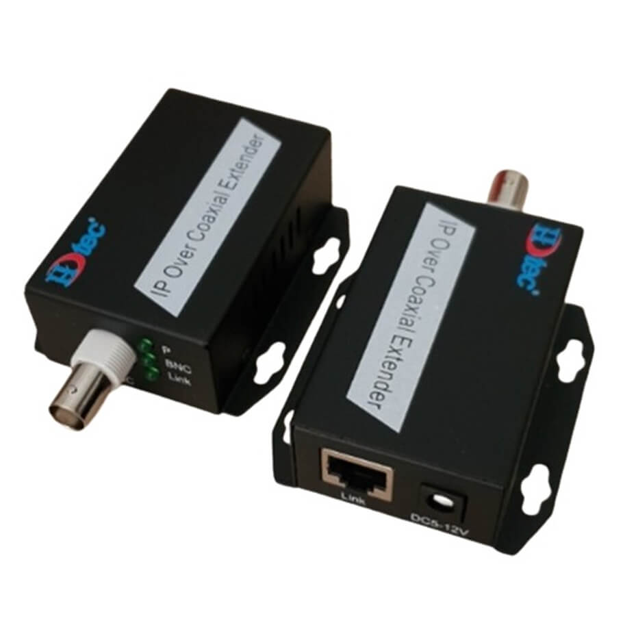 Bộ chuyển đổi cáp đồng trục sang RJ45 HDTEC Ethernet Converter (300m ...