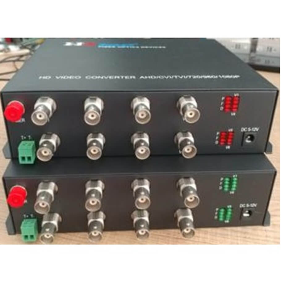 Bộ chuyển đổi Quang HDTEC Video Converter 8 Port BNC + RS485 Data - SMNET