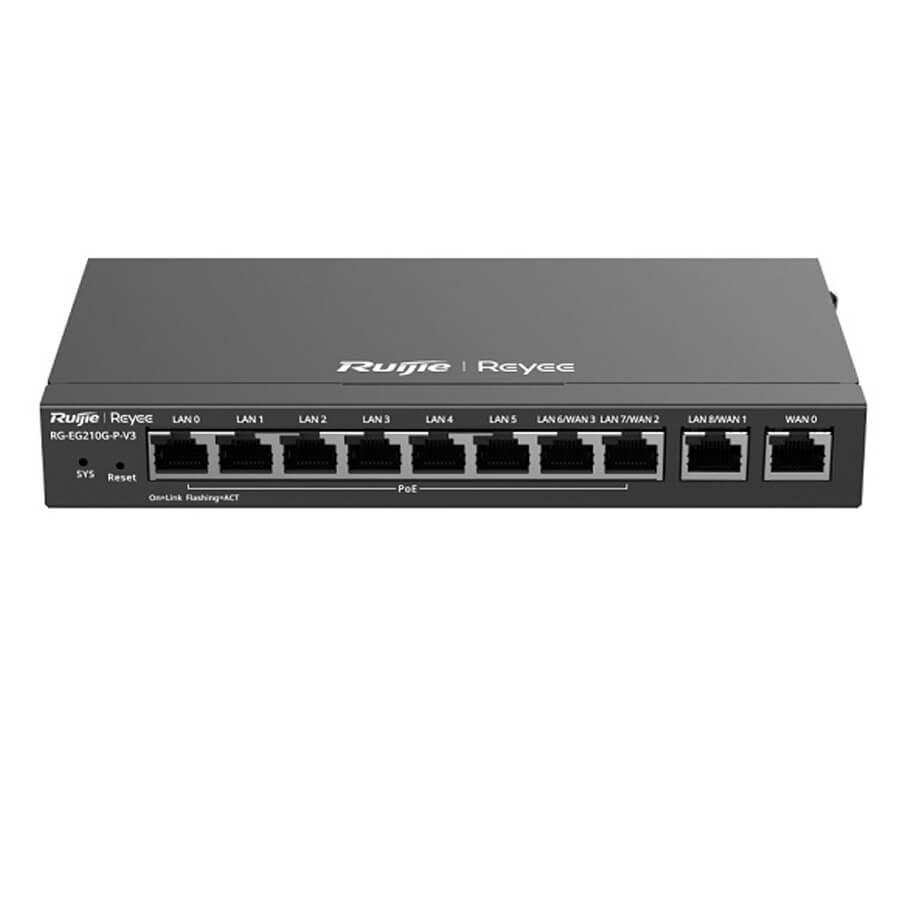 Cloud Managed PoE Router RUIJIE Reyee RG-EG210G-P-V3 - SMNET